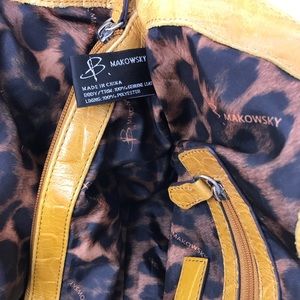 b. makowsky | Bags | B Makowsky Leather Shoulder Bag | Poshmark